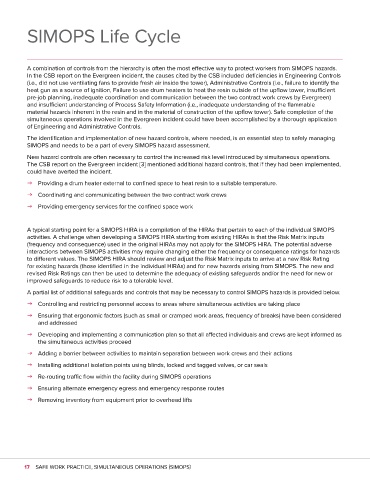 Page 20 - Simultaneous Operations (SIMOPS) - CCPS Safe Work Practice