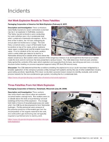 Page 17 - Hot Work - CCPS Safe Work Practice