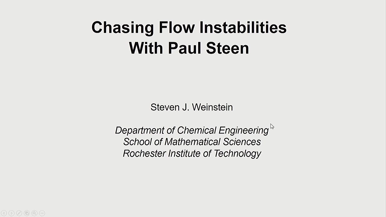 Chasing Flow Instabilities with Paul Steen | AIChE