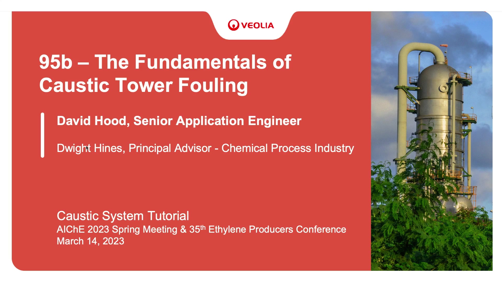 The Fundamentals of Caustic Tower Fouling | AIChE