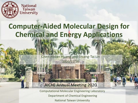 Computer-Aided Molecular Design for Chemical and Energy Applications ...