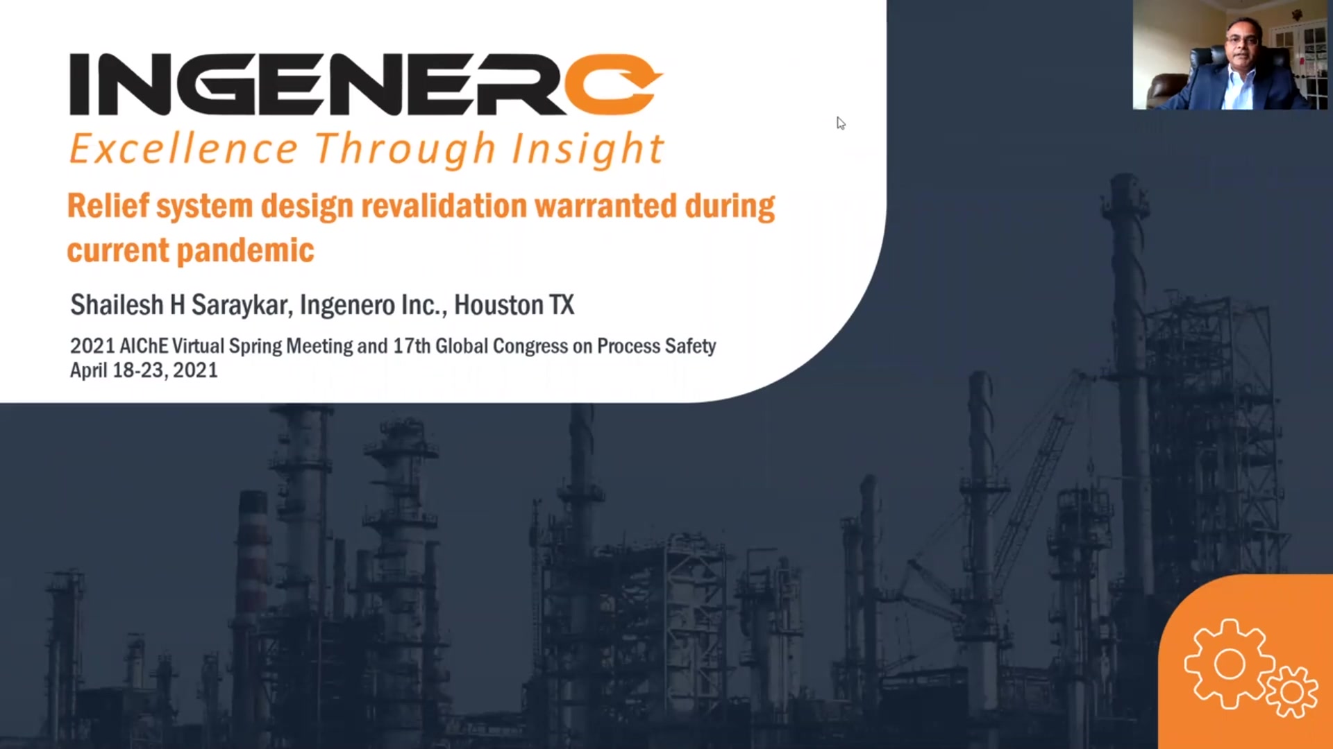 Relief System Design Revalidation Warranted during Current Pandemic | AIChE