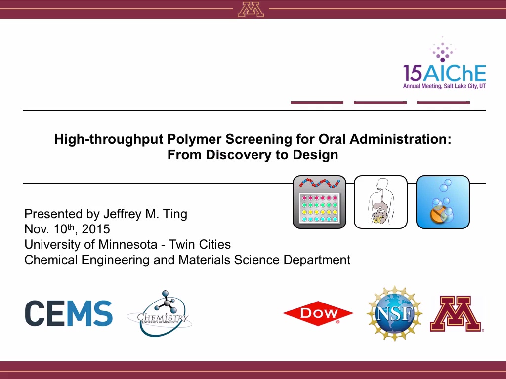 High-Throughput Polymer Screening for Oral Drug Delivery: From ...