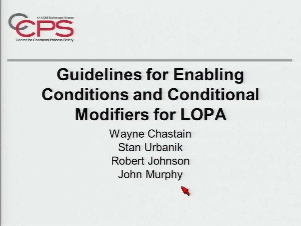 New CCPS Guideline Book: Guidelines for Conditional Modifiers and ... New CCPS Guideline Book: Guidelines for Conditional Modifiers and ...