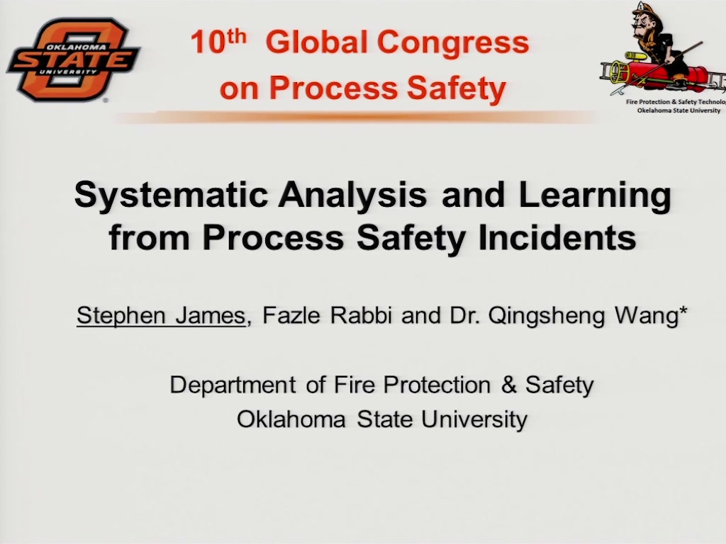 Systematic Analysis and Learning from Process Safety Incidents | AIChE
