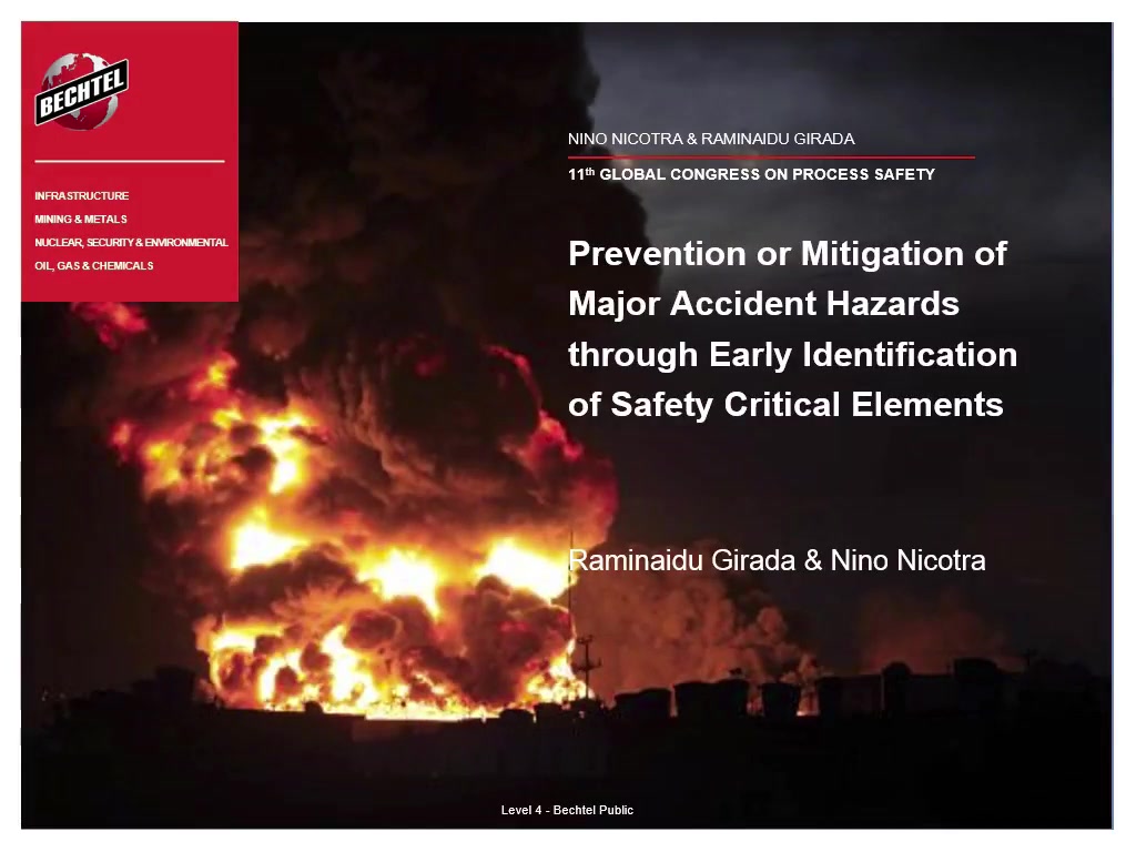 Prevention or Mitigation of Major Accident Hazards through Early ... Prevention or Mitigation of Major Accident Hazards through Early ...